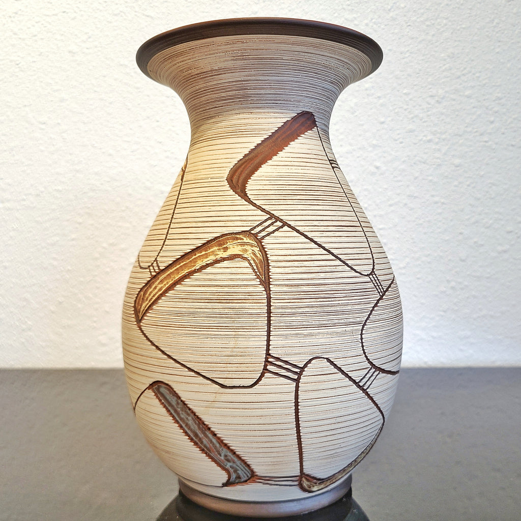 SAWA KERAMIK ‘TORINO’ DÉCOR “KLINKER” VASE Nr. 209/25 – MODERN REDUX