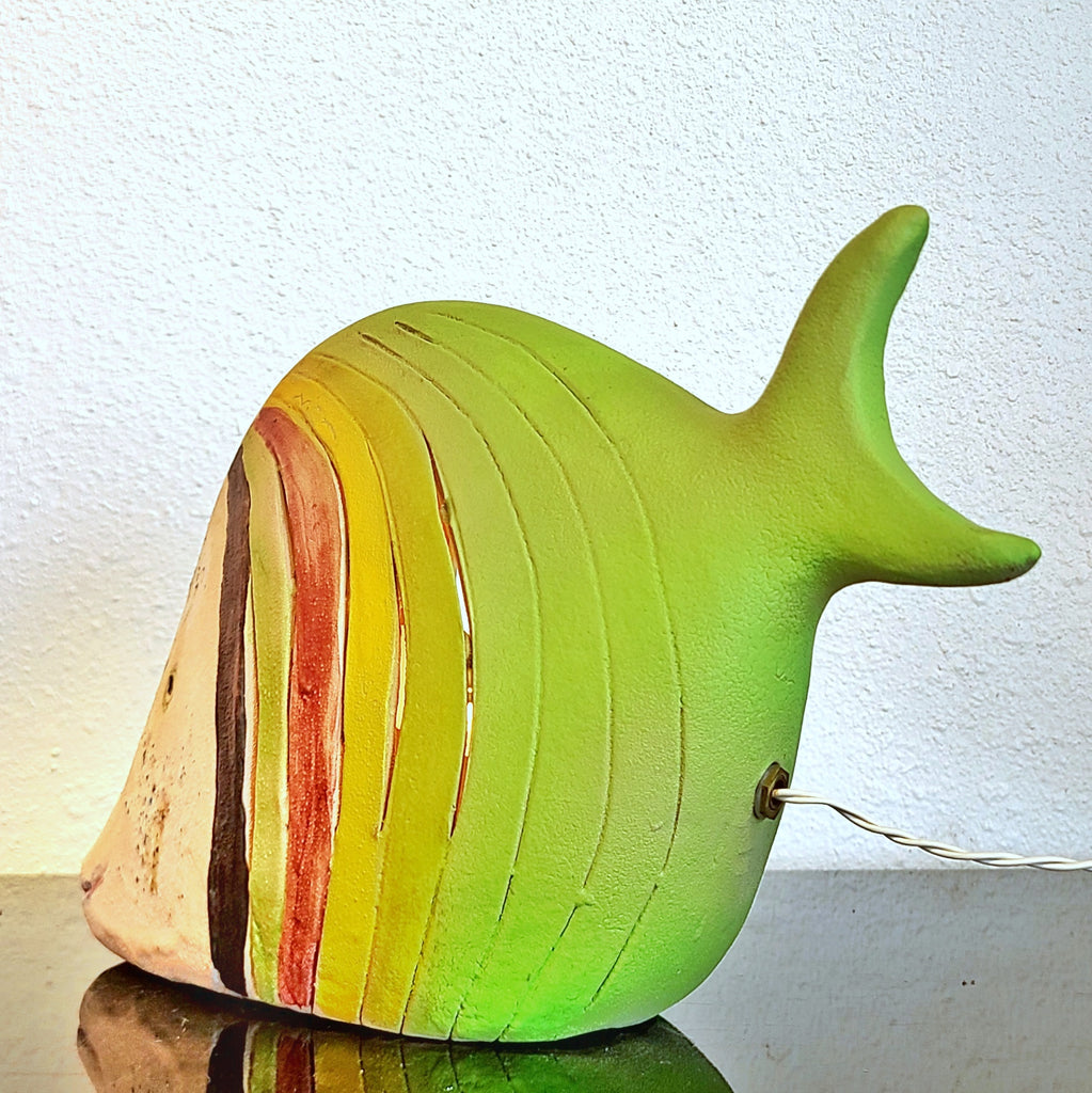 UNUSUAL FISH-FORM TV LAMP BY IVO DE SANTIS FOR GLI ETRUSCHI – MODERN REDUX